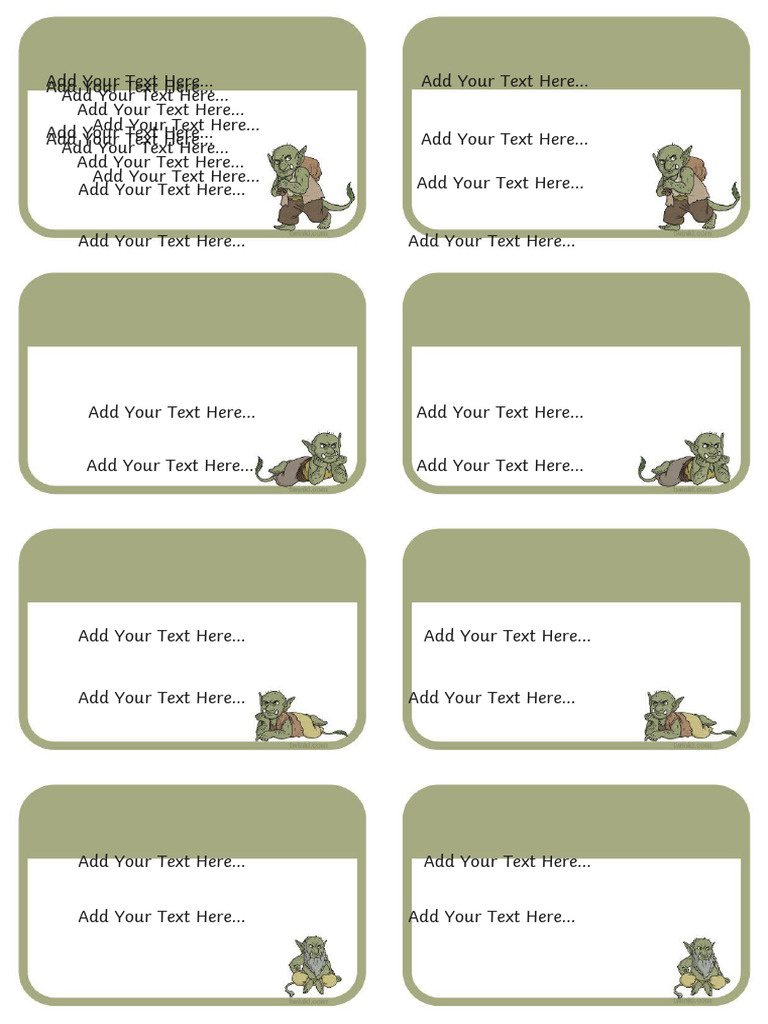Game Cards | PDF