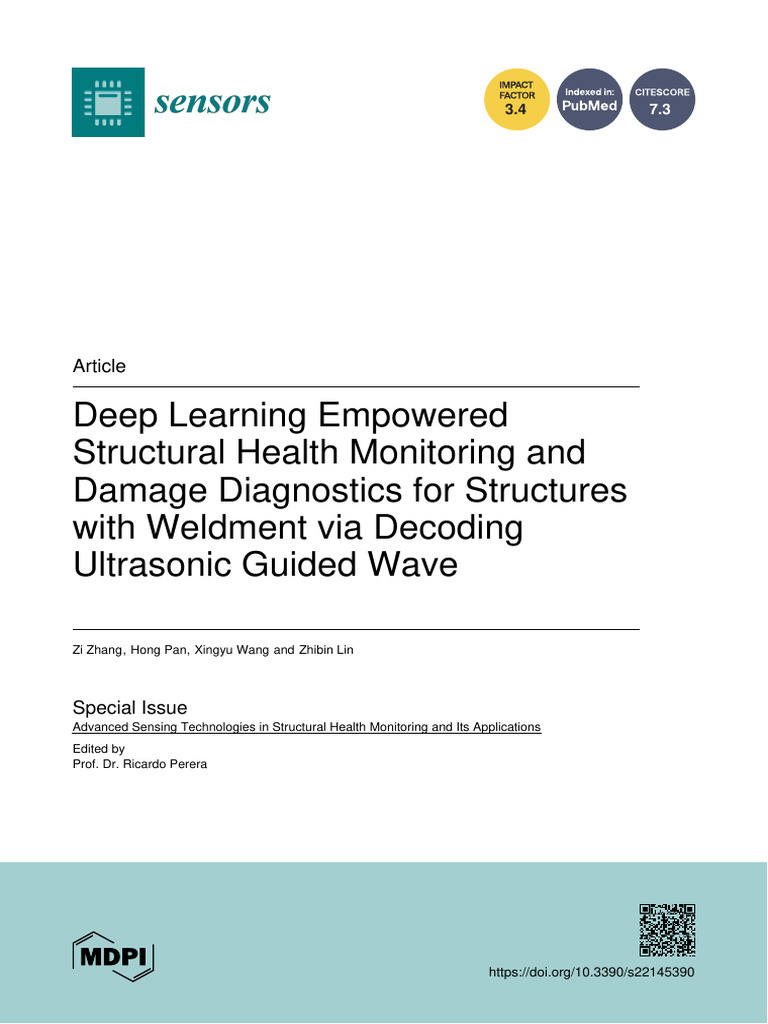 Deep Learning Empowered Structural Health Monitoring and Damage Diagnostics For Structures With ...