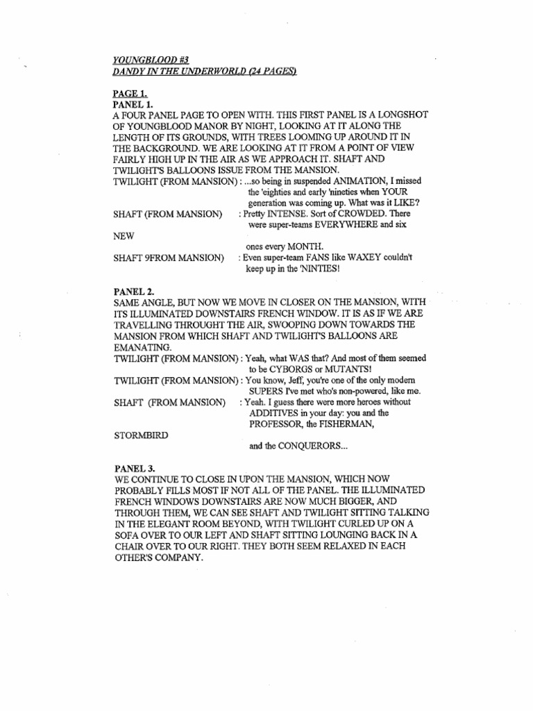 Youngblood 3 Script | PDF