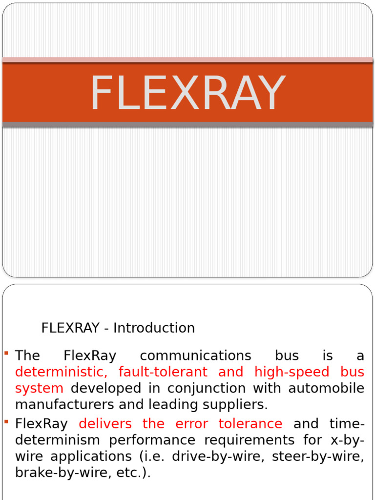 FlexRay: High-Speed Automotive Communication | PDF | Network Topology ...