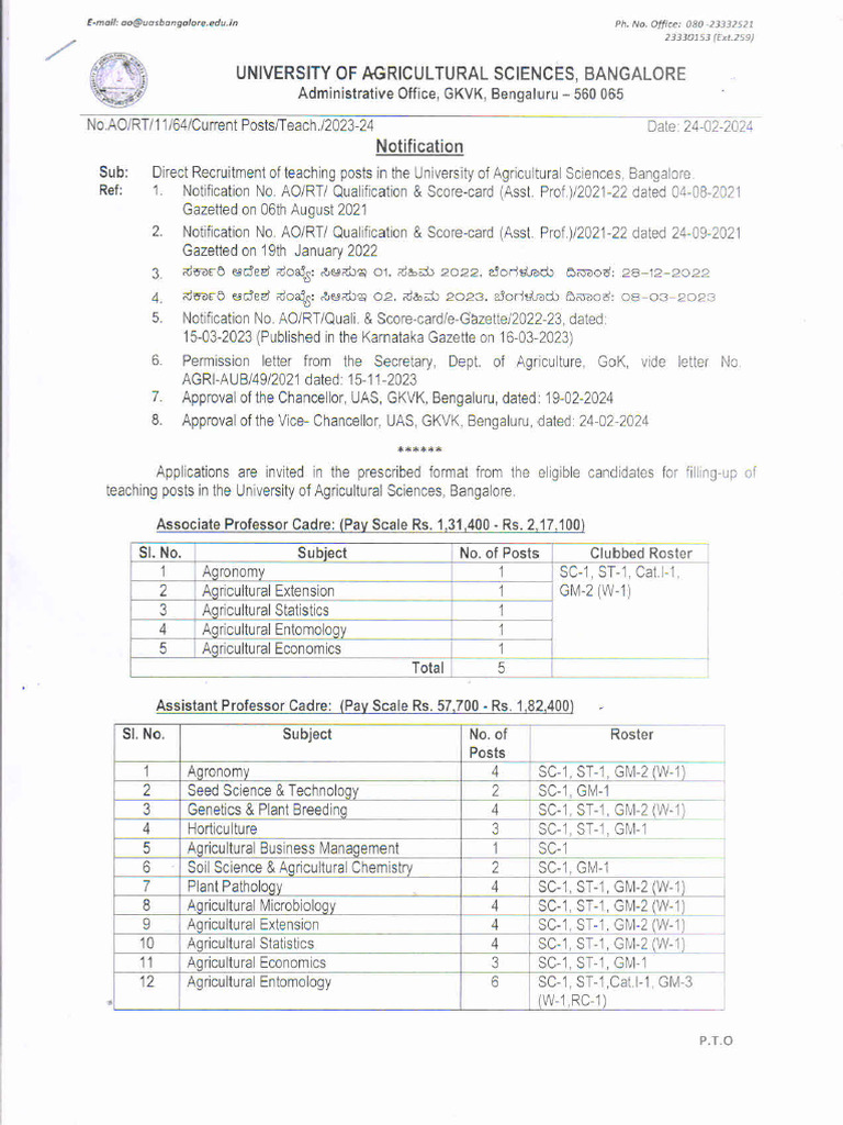 Notification DTD 24 02 2024 | PDF