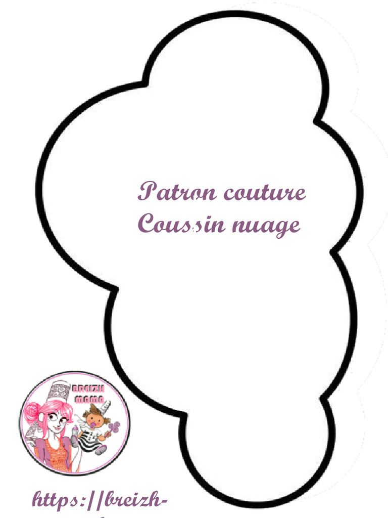 Patron Couture Coussin Nuage | PDF
