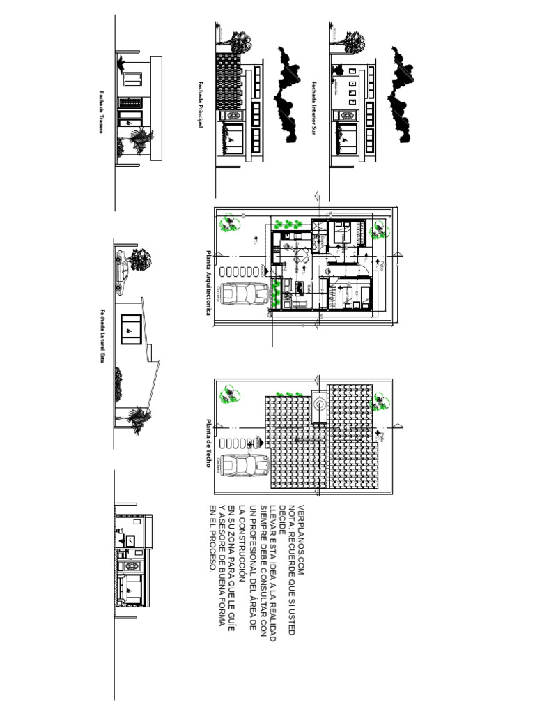 Plano Casa Planta8x9 1p 2d 1b Verplanos - Com 0034 | PDF