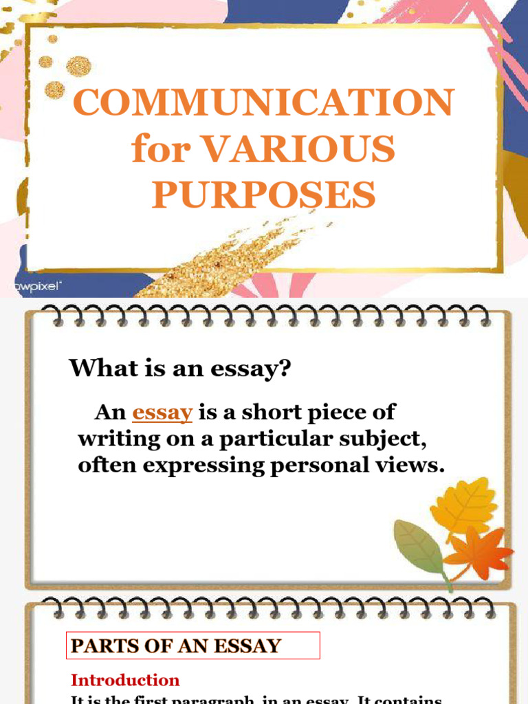 GECOM WK 8a Explanation Essay | PDF | Essays | Human Communication
