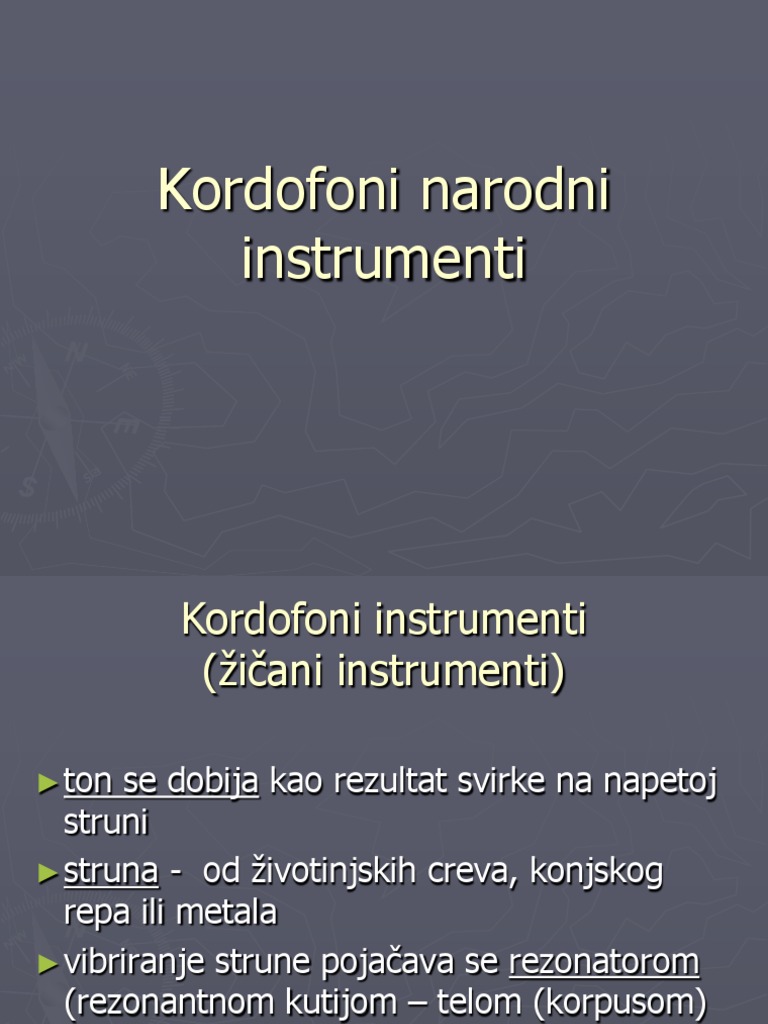 Kordofoni Narodni Instrumenti | PDF