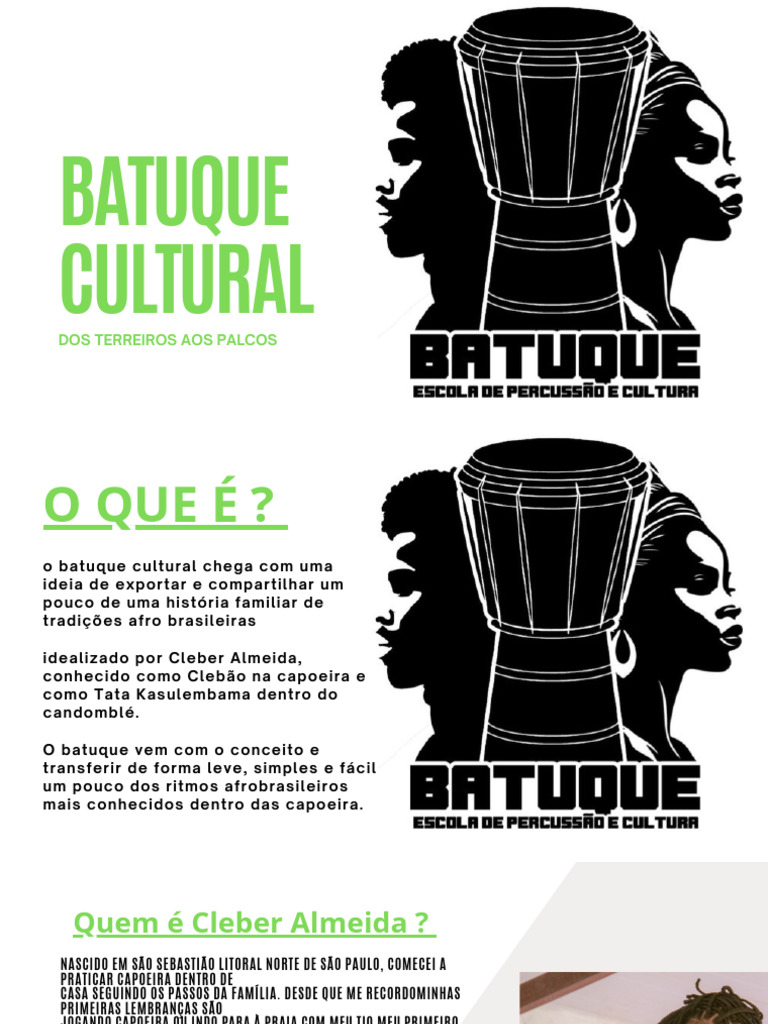 BATUQUE CULTURAl - CAMP IN TRAINING | PDF