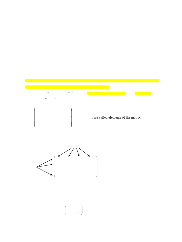 Chapter 1 - Matrix Algebra1 | PDF | Matrix (Mathematics) | Mathematical ...