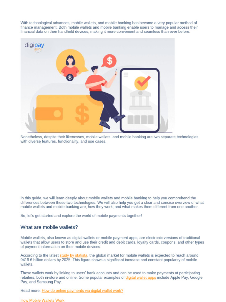 Mobile Banking & Mobile Wallets | PDF | Banks | Payments