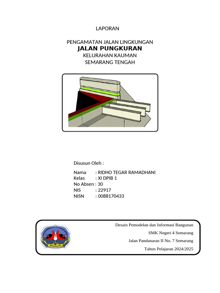 Laporan Jalan Tegar | PDF