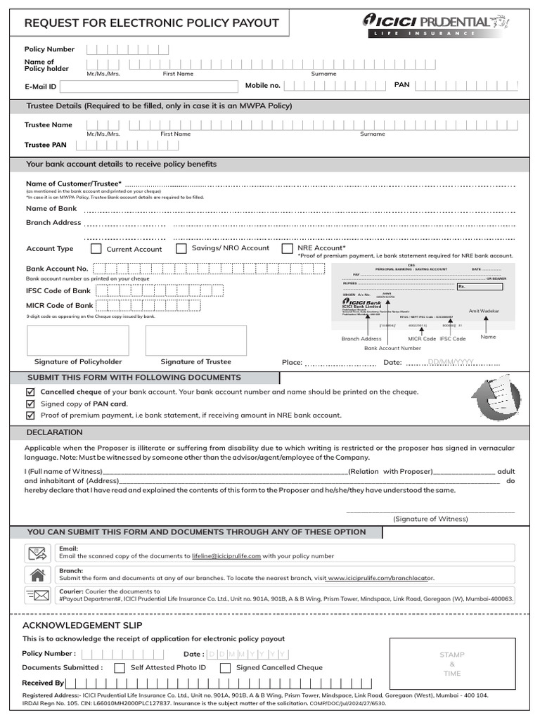 7S Electronic Payout Mandate | PDF | Cheque | Financial Services