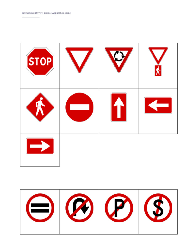 South Africa Traffic Signs Overview | PDF | Traffic | Controlled Access ...