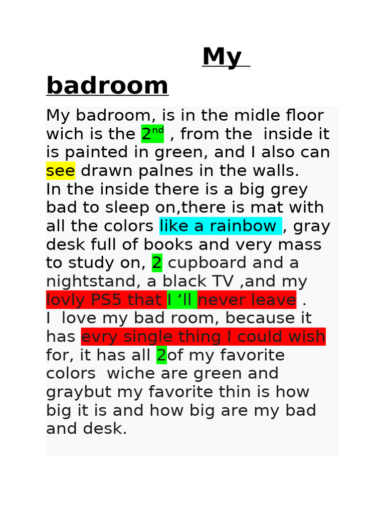 My Badroom | PDF