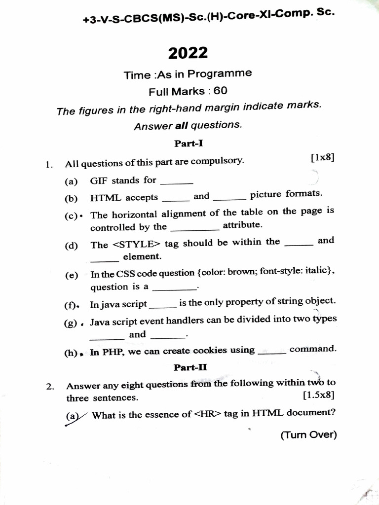 Utkal University B.Sc. CS Question Papers | PDF | Computer File Formats | Computer File