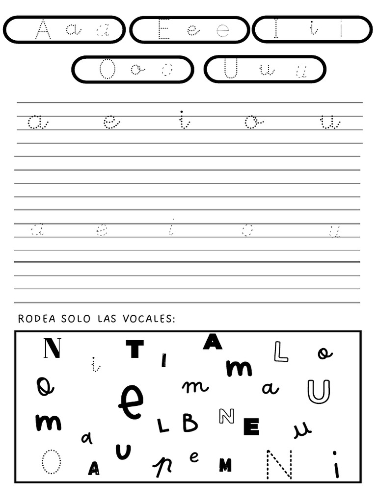 Vocales y Consonantes en Español | PDF