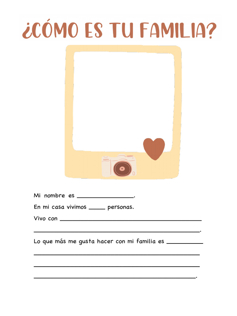 Cómo Es Tu Familia | PDF