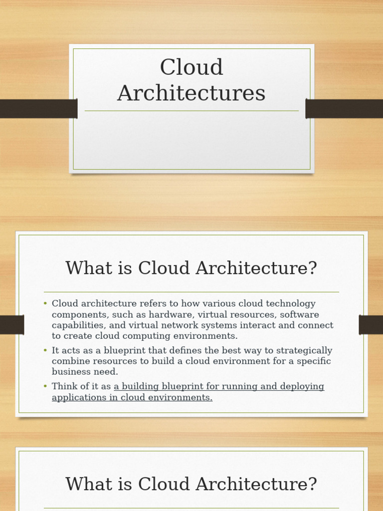 3 Cloud Architectures | PDF | Scalability | Cloud Computing