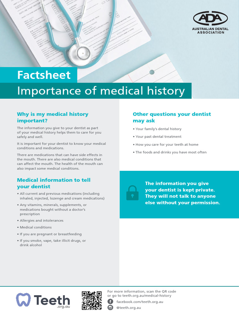 ada2022-factsheet-importance-of-medical-history | PDF
