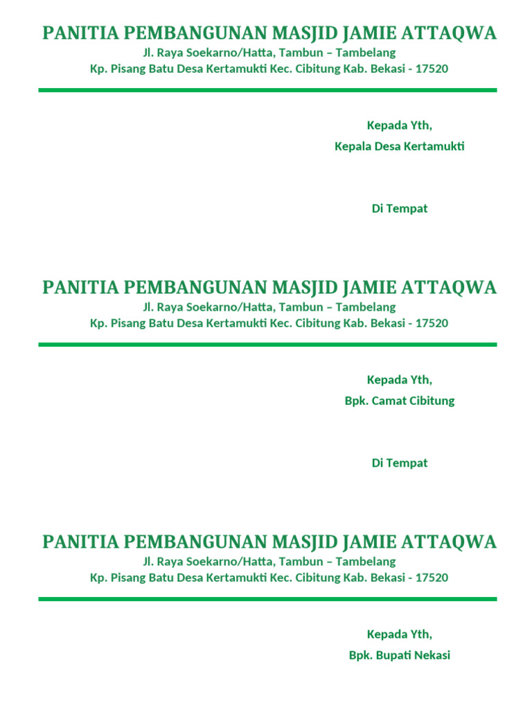 Amplop Attaqwa | PDF
