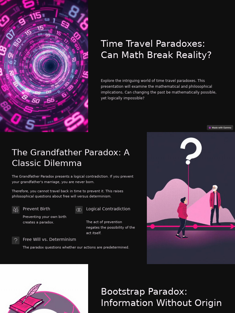 Time Travel Paradoxes Can Math Break Reality | PDF | Time Travel ...