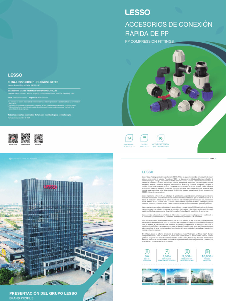 2025 Accesorios de Conexión Rapido de Pp-Lesso | PDF | Conector ...