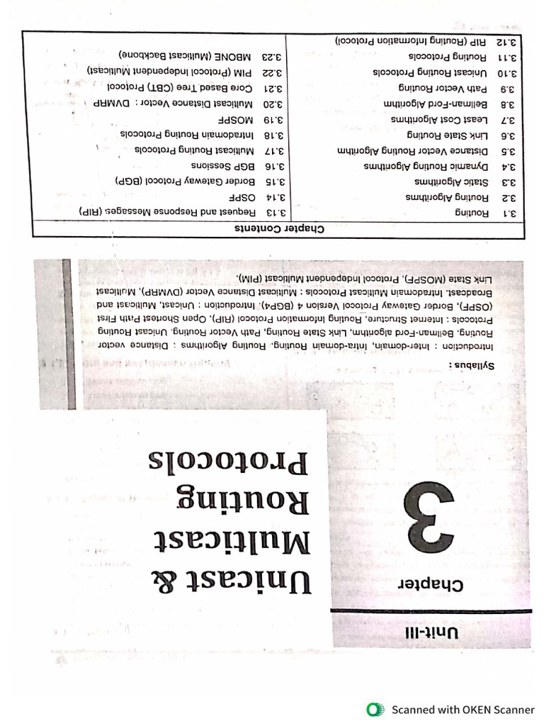 ACN Unit 3 Book | PDF