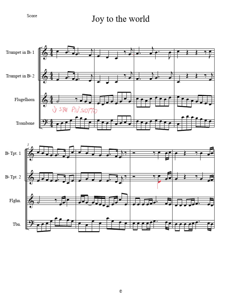 Joy To The World | PDF