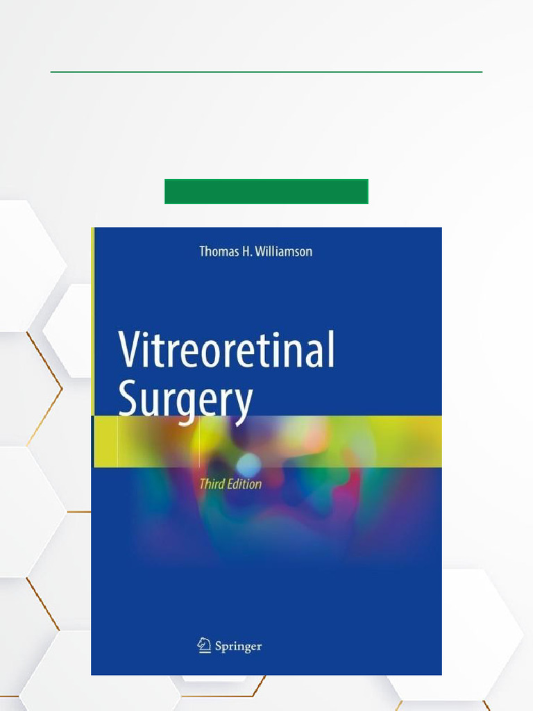 Vitreoretinal Surgery 3rd Edition Unrestricted Download | PDF