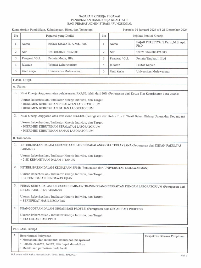 SKP 2024 Riska | PDF