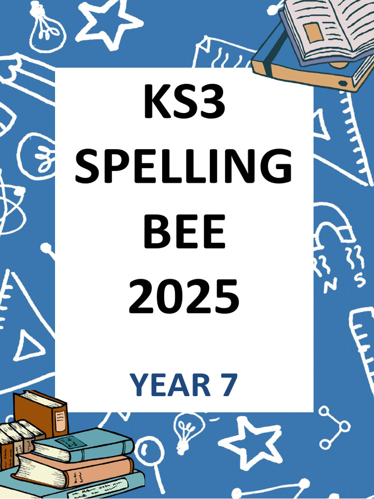 KS3 Year 7 Spelling List 2025 | PDF