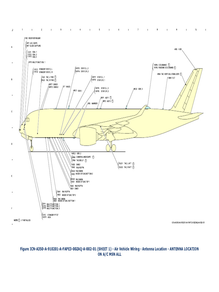 A350 ANTENNA LOCATIONS | PDF