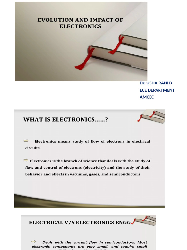 Evolution of Electronics | PDF