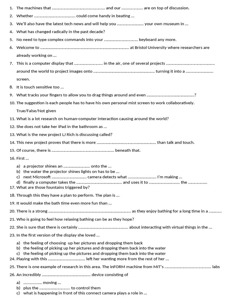 Reading Our Thoughts Till Fifth | PDF | Human–Computer Interaction | Computing
