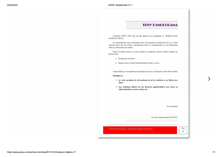 Vatsy An-Dalana | PDF