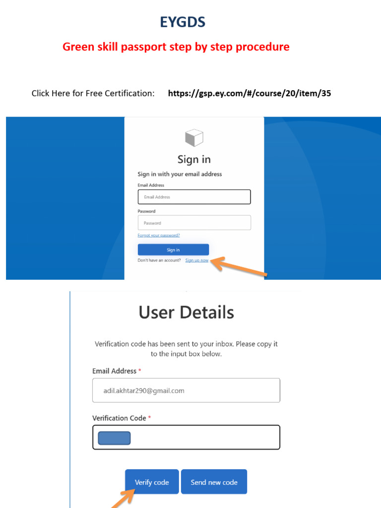 E&Y Steps of Green Skill Cetification | PDF