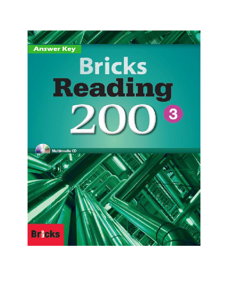 Bricks Reading 200 Level 3 - SB Answer Key | PDF