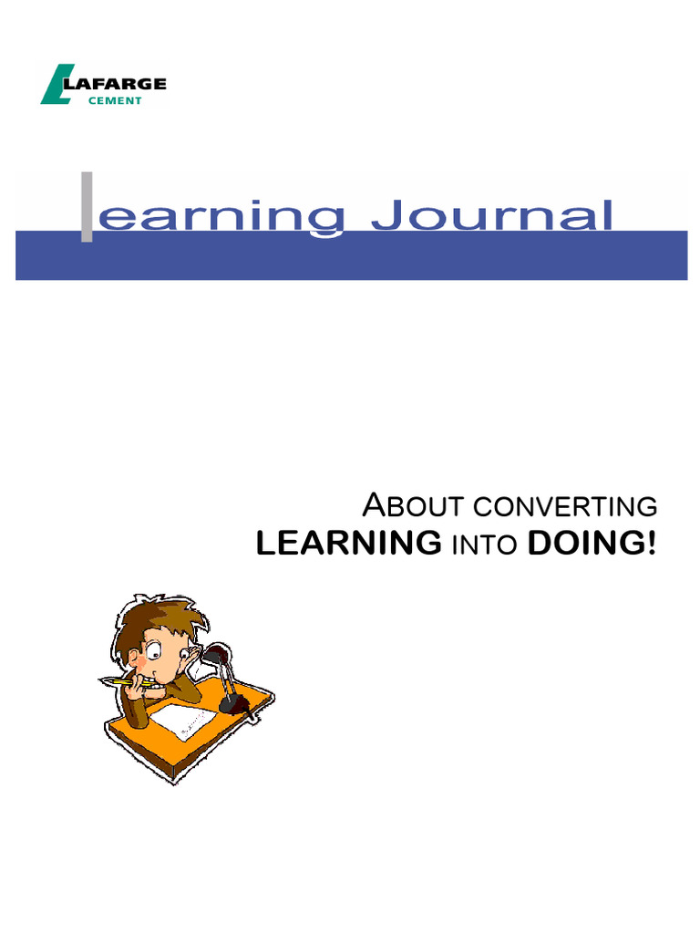 Learningjournaltemplate A5 | PDF