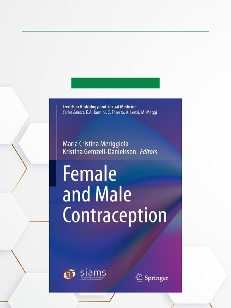 Female and Male Contraception Full Book Access | PDF | Combined Oral ...