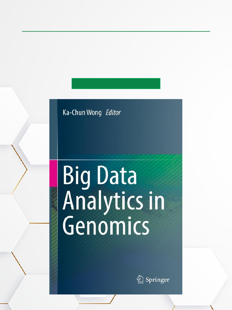 Big Data Analytics in Genomics Free Ebook Download | PDF | Genome Wide ...