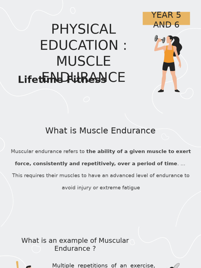 Muscular Endurance | PDF