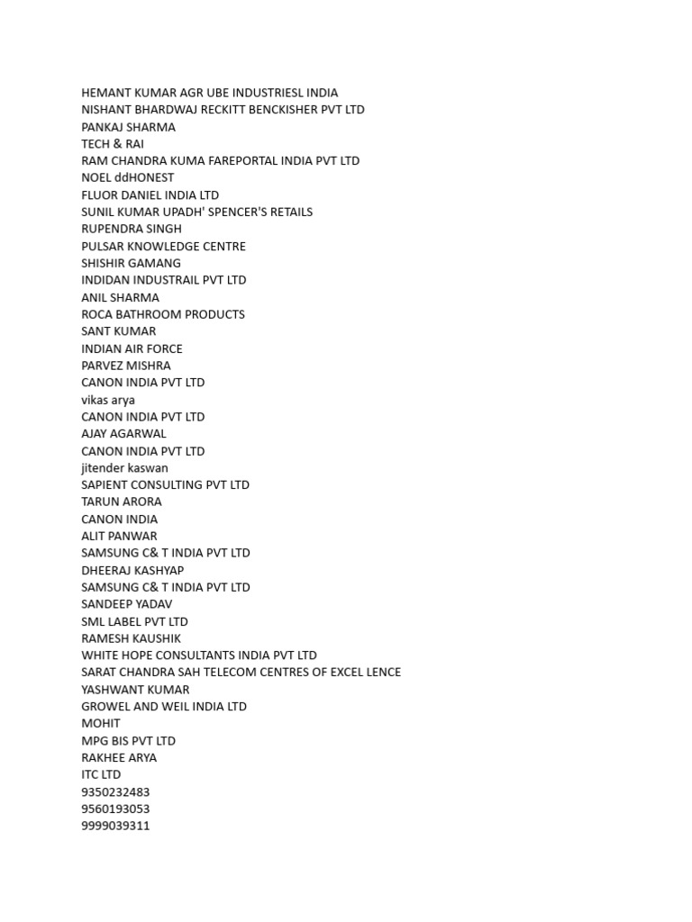 Hemant Kumar Agr Ube Industriesl India | PDF