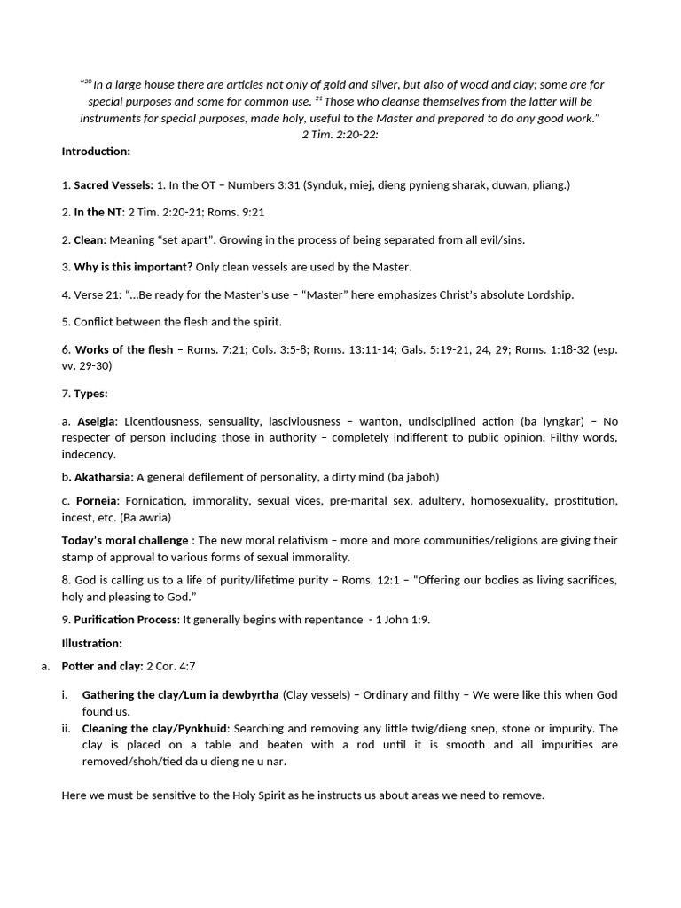 Pursuing A Godly Character | PDF | Sin | Religious Belief And Doctrine