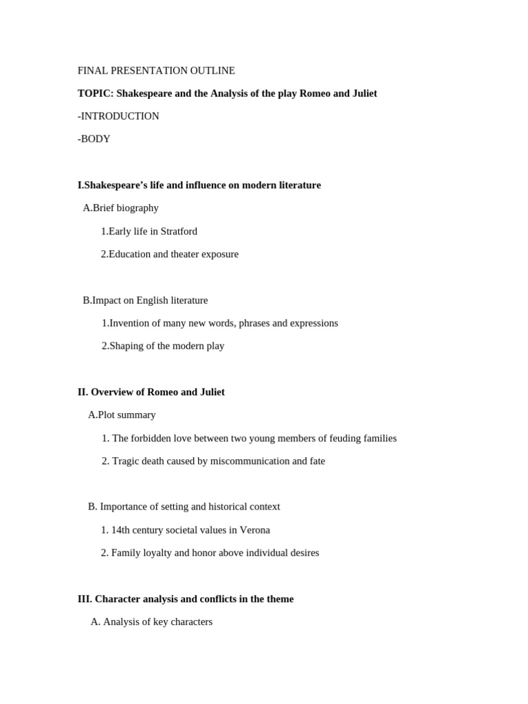 Final Presentation Outline Fully Styled-3 | PDF