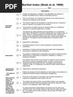 FIM Scoring Exercise Sheets 2015 | PDF | Wheelchair | Clothing