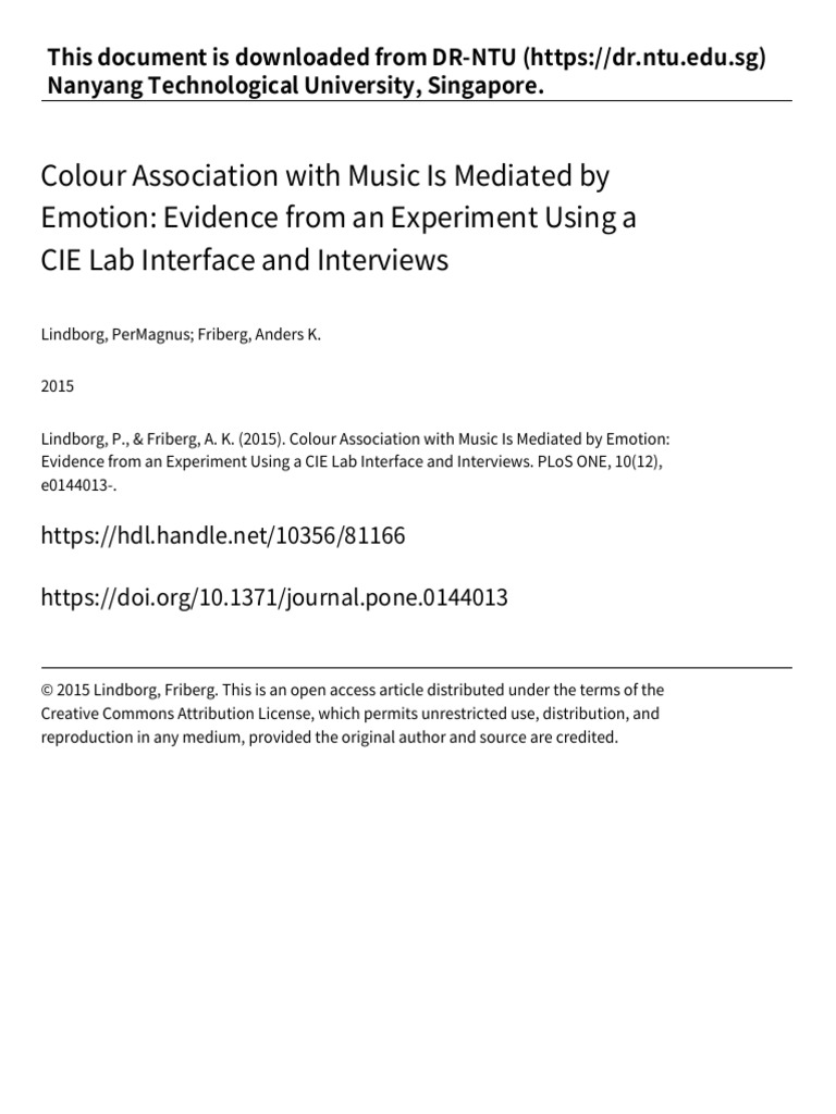 Color NTU | PDF | Perception | Color