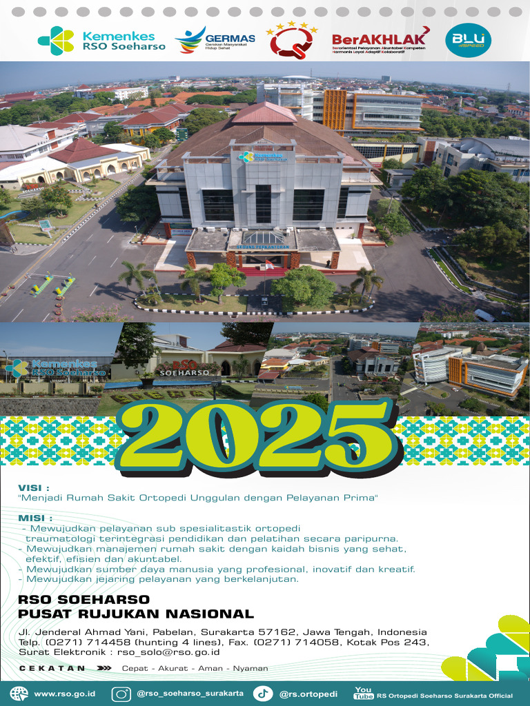 Draft Kalender Dinding 2025 Rso | PDF