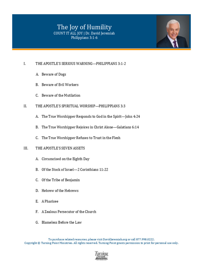 CIJ - The Joy of Humility | PDF
