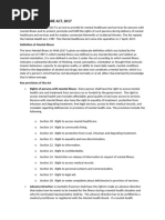 Ra 11036 | PDF | Mental Disorder | Psychiatry