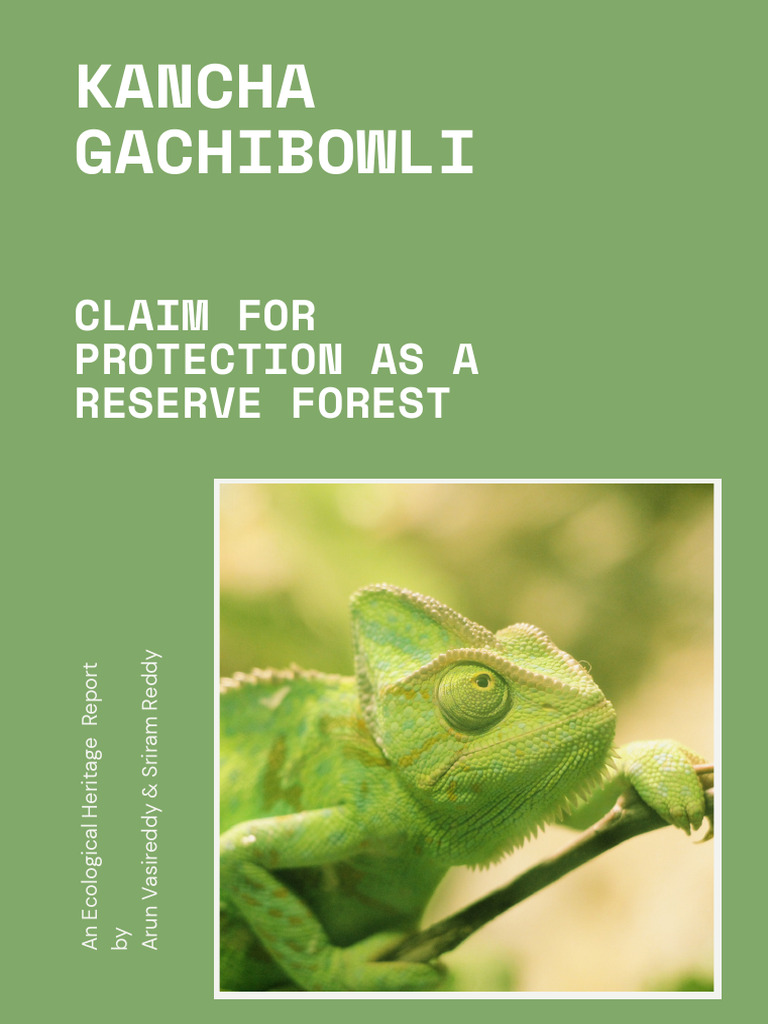Kancha Gachibowli Second Draft | PDF | Trees | Water