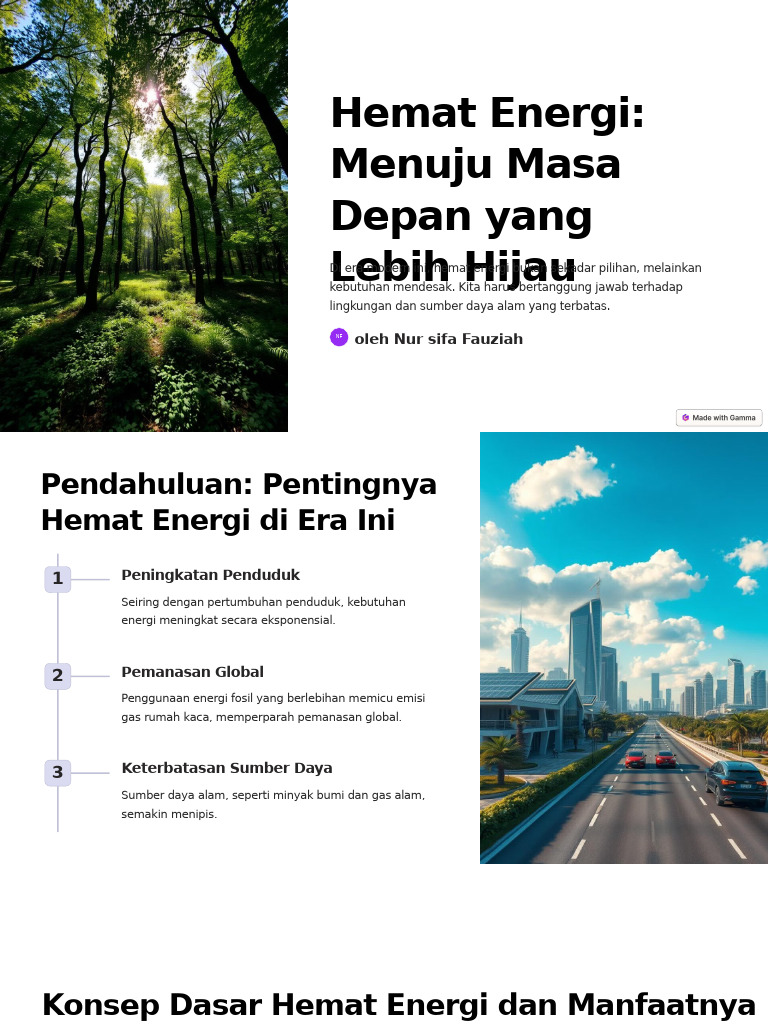 Hemat Energi untuk Masa Depan Hijau | PDF