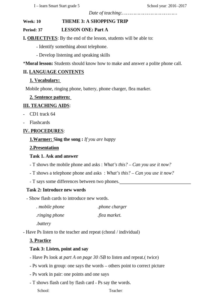 Grade 5 - theme 3 Hạnh LTK | PDF | Flashcard | Vocabulary